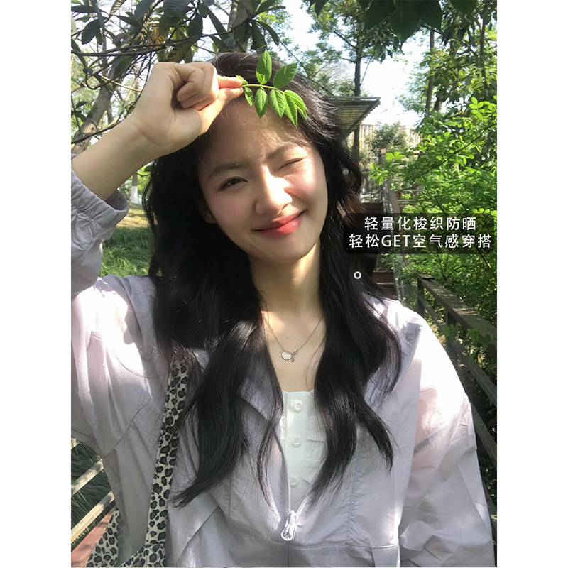 紫色轻薄款防晒衣外套女夏季山系户外运动抗UV速干透气防晒服