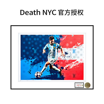 梅西装饰画艺术潮画球迷收藏