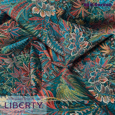 Liberty英国Piccadilly府绸全棉 森林秘境 进口正品衬衫印花面料