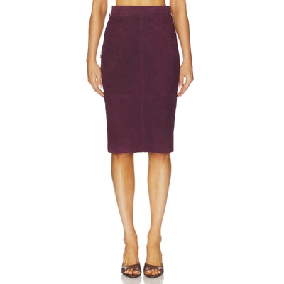 [春季新品]retrofete MARCELLA 半身裙 酒REVOLVE小众