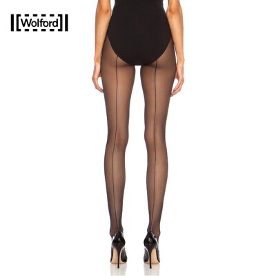 Wolford Individual 10 背缝锦纶混纺连袜裤REVOLVE福特
