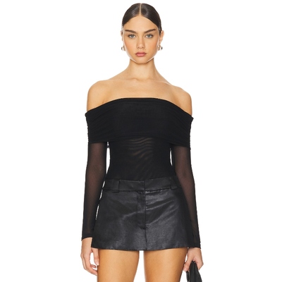 [冬季新品]MAJORELLE TREY 紧身服 黑色REVOLVE小众