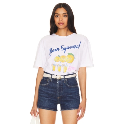 Lovers and Friends 简约短袖舒适辣妹风宽松T恤REVOLVE