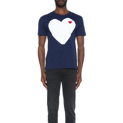 COMME des GARCONS PLAY  CDG 川久保玲夏季T恤REVOLVE小众新品