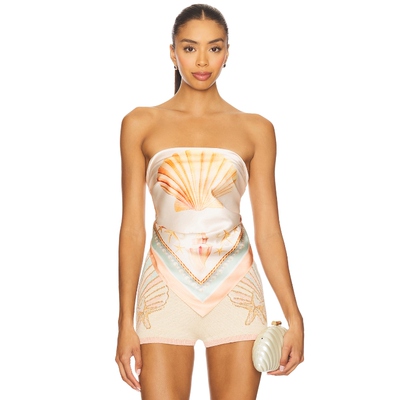 retrofete ALIVIA 上装 桃红色 性感礼服REVOLVE小众新款