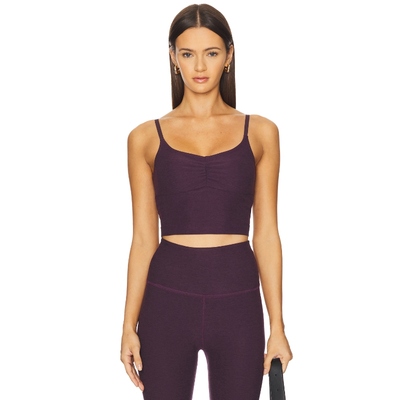 Beyond Yoga THE BARRE 背心上装 紫色 y2k辣妹风REVOLVE小众新款