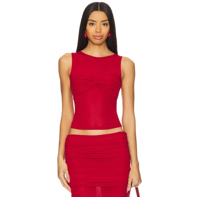 测试[冬季内搭]Runaway The Label MEILA 上装红色辣妹风REVOLVE