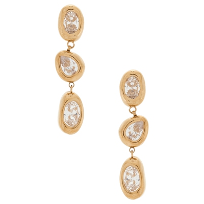 Natalie B Jewelry金色耳饰通勤百搭风秋冬新品长款耳饰REVOLVE