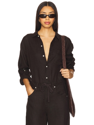 Citizens of Humanity Kayla Shrunken Shirt revolve小众新款 棕