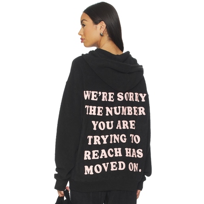 Boys Lie RACER 连帽衫 黑色 运动复古风REVOLVE小众新款