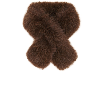Maude Club Ria Muffler  棕色 秋冬新品REVOLVE