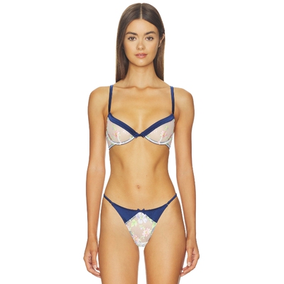 fleur du mal Delara Embroidered Demi Bra 26春夏新品 revolve