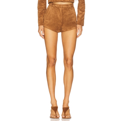 [春季新品]Amanda Uprichard 棕黄色美式休闲REVOLVE小众