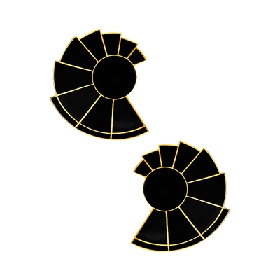 SORDO NAUTILUS 耳饰 黑色REVOLVE小众新款