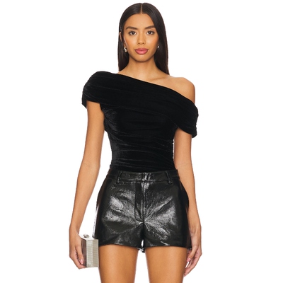 Lovers and Friends WILLA 上装 黑色 y2k辣妹风REVOLVE