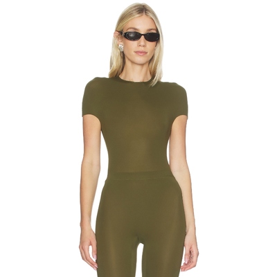 CULTNAKED SKIN 上装 橄榄色 y2k辣妹风REVOLVE小众新款