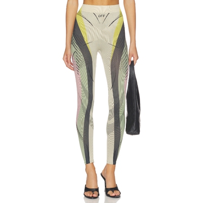OFF-WHITE SEAMLESS COLOR BLOCK CAPRI 裤子 26春夏新品 revolve