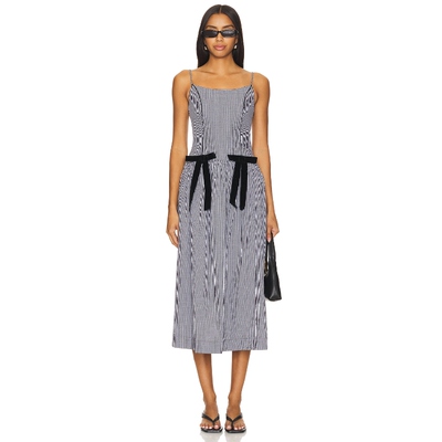 Damson Madder PERSEPHONE 裙子黑色REVOLVE小众新款