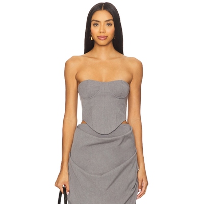 MISHA HENRI 无带上装 y2k辣妹风 REVOLVE小众新款