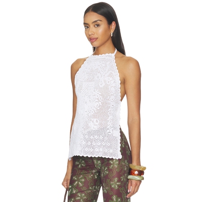 KETTEL ATELIER Finka Crochet Top 26早秋新品 revolve小众新款