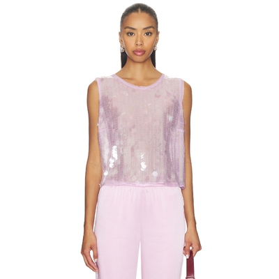 NONchalant Label BIANCA 上装 薰衣草 y2k辣妹风REVOLVE小众新款