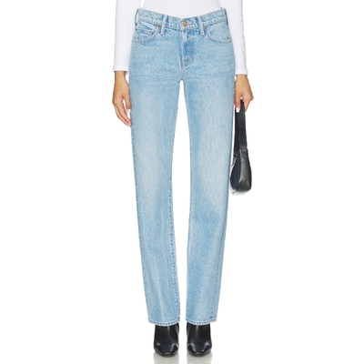 [冬季新品]MOTHER THE LASSO SNEAK 直筒蓝色美式复古风REVOLVE