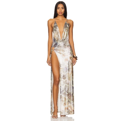 Jaded London VIXEN 长裙 金属暖色 y2k辣妹风REVOLVE小众新款