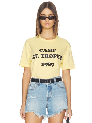 DEPARTURE CAMP ST. TROPEZ 1989 T恤 revolve小众新款