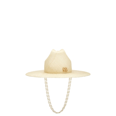Ruslan Baginskiy DOUBLE CHAIN STRAP COWBOY HAT 牛仔帽 26秋冬