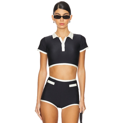 Shani Shemer 短款上装 黑色REVOLVE