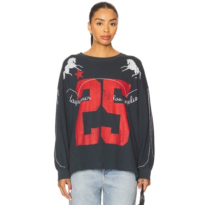 [冬季内搭]DAYDREAMER LOS ANGELES 长袖T恤 深灰色辣妹风REVOLVE