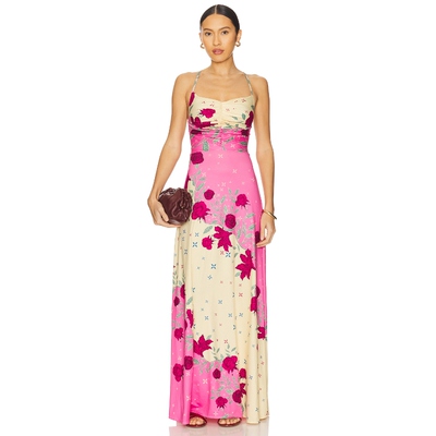 [春季新品]AguaBenditaARISTA长裙Pink,CreamREVOLVE小众时尚