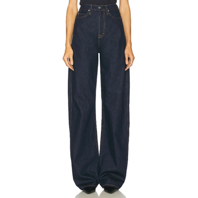 [冬季新品]GRLFRND AUSTEN 牛仔裤蓝色美式复古风REVOLVE小众