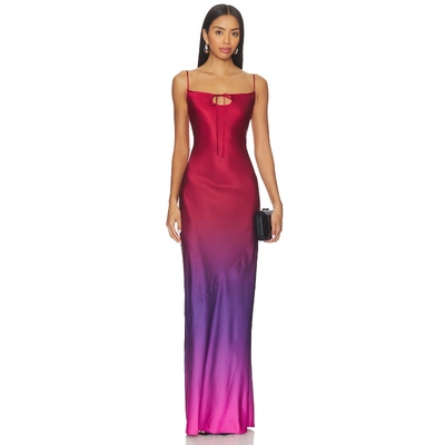 [冬季新品]Lovers and Friends MALLORY 长裙粉红色、紫色REVOLVE