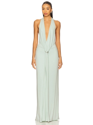 MISHA THE UNITY 裙子 revolve小众新款 薄荷色