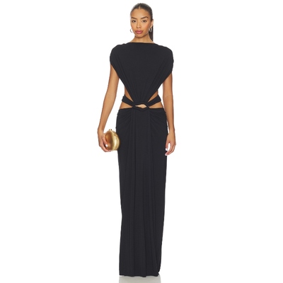 [冬季新品]NBD NICOLETTE 长裙 黑色REVOLVE小众