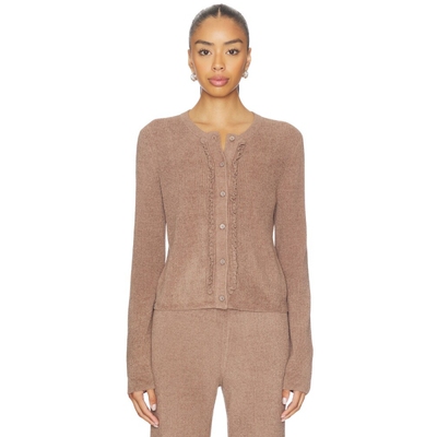 Barefoot Dreams CozyChic Ultra Lite Pointelle Rib Ruffle Fro