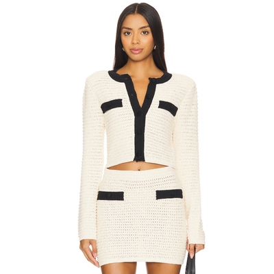 [春季新品]MAJORELLE SLATER 开衫 象牙白 REVOLVE小众春季