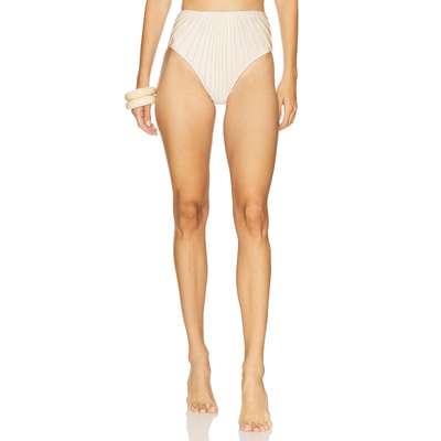 Shani Shemer ALICE 比基尼泳裤 米色 y2k辣妹风REVOLVE