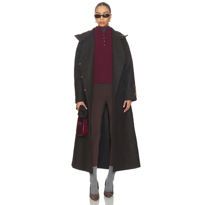 SIEDRES WILMA 大衣 棕色 老钱风REVOLVE小众新款