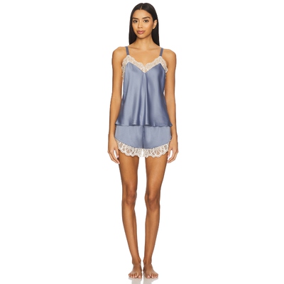 Flora Nikrooz GABBY 睡衣套装 蓝色REVOLVE小众新款
