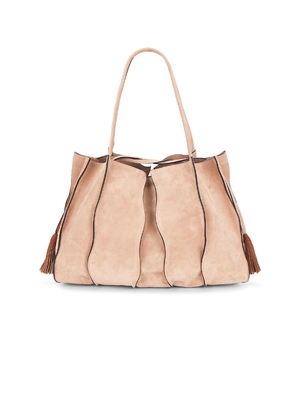 Ulla Johnson ADRIA PLEATED WAVE 手提包 revolve小众新款 棕黄