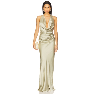 Nookie PENELOPE 长裙 绿色REVOLVE小众新款