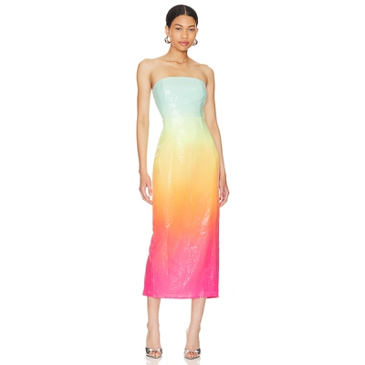 Runaway The Label MALIBU 中长款连衣裙revolve时尚小众新款