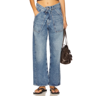 [春夏新品]Citizens of Humanity INES 阔腿 蓝色REVOLVE小众