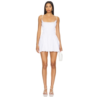 Tularosa DONNA MINI 连衣裙白色REVOLVE小众新款