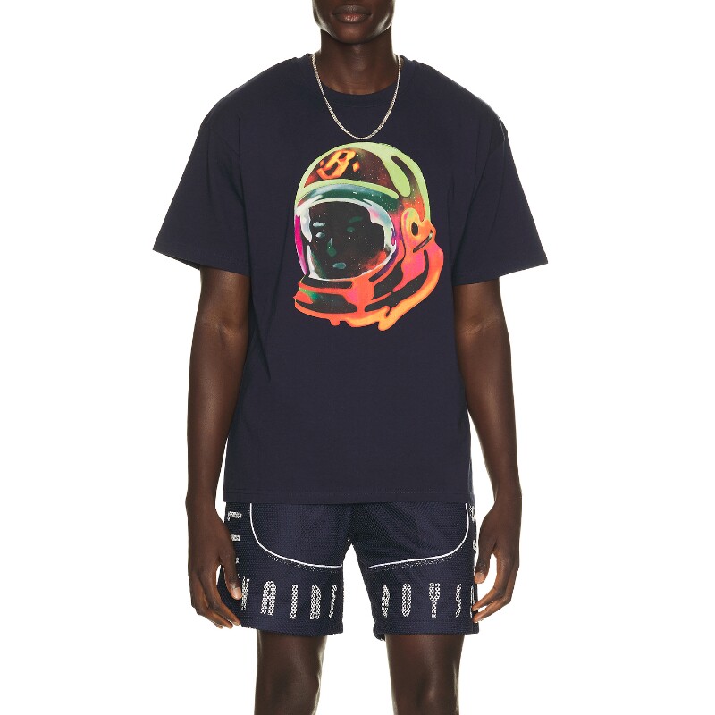 Billionaire Boys Club黑色夏季新品上衣印花圆领衬衫REVOLVE
