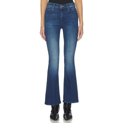 MOTHER 靴裤 蓝色REVOLVE小众新款