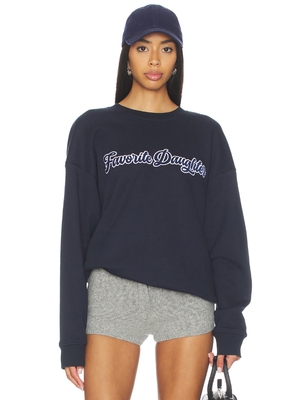 Favorite Daughter THE VARSITY 刺绣毛衣 revolve小众新款