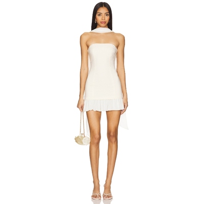 Stone Cold Fox ALICE 裙子 白色 REVOLVE小众新款